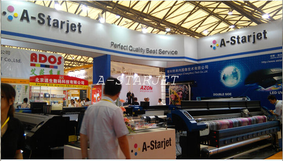 A-Starjet Eco Solvent Printer in 2 pcs DX7 head for PVC Vinyl in 1.8M