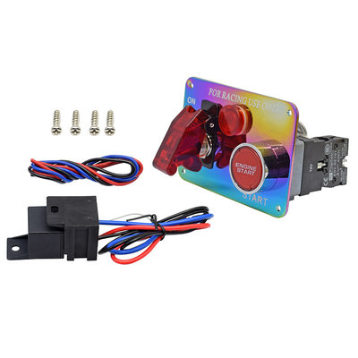 Control Switch Auto Racing Switch Cover Toggle Switch 12V 20A Panels