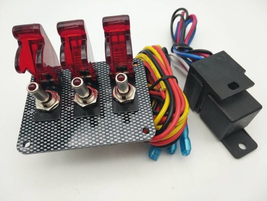 DC 12V Racing Car LED Toggle Switch Panel