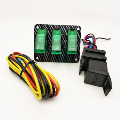 DC 12V Racing Car LED Toggle Switch Panel