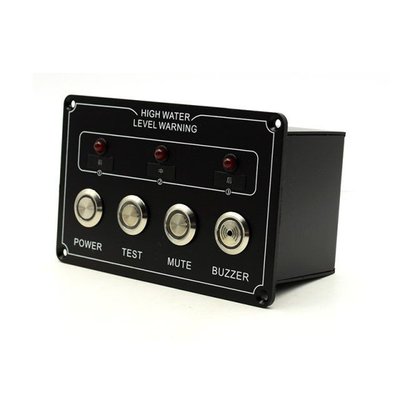 DC12V 24V Marine Boat Aluminum High Water Level Warning Switch Panel