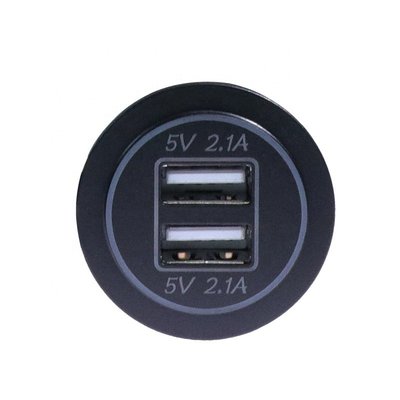 Waterproof DC 5V 4.2A Double USB Ports Marine Car Charger Socket With CE certificate