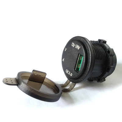 Voltage and Current Display Motorcycle boat Quick charger QC3.0 Charger Power Socket