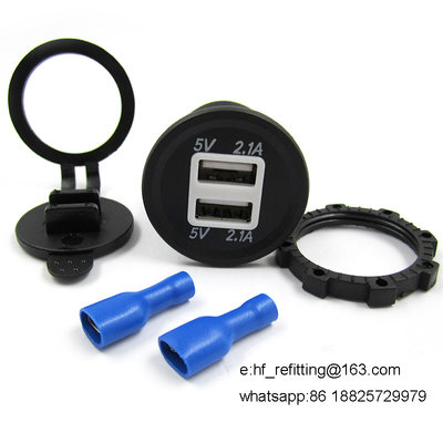 Wholesale 12v Dual USB Port Phone Charger For Car Motorcycle