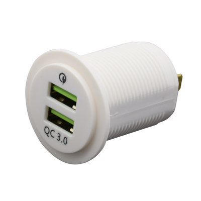 36W Quick Charge 3.0 Dual USB Car Charger Socket for Car modifications