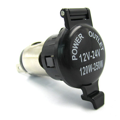 Automotive application Sockets Car Motor Metal Surface Cigarette Lighter Power Socket 12V