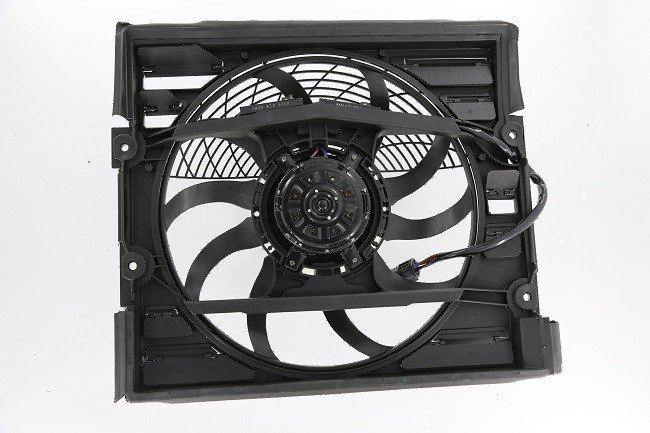 Antirust Black Radiator Cooling Fans OEM 64548380774 Aftermarket BMW Oem Parts