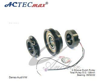 Auto ac Electromagnetic 12V denso compressor clutch assembly For AUDI / VW
