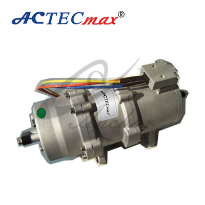 Auto AC Compressor 24V / 72V , 36cc 500 - 4000rpm Electric AC Compressor For Car