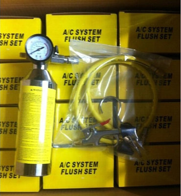 Release Valve Auto Service Tool , A6061 Aluminum Alloy AC System Flush Kit
