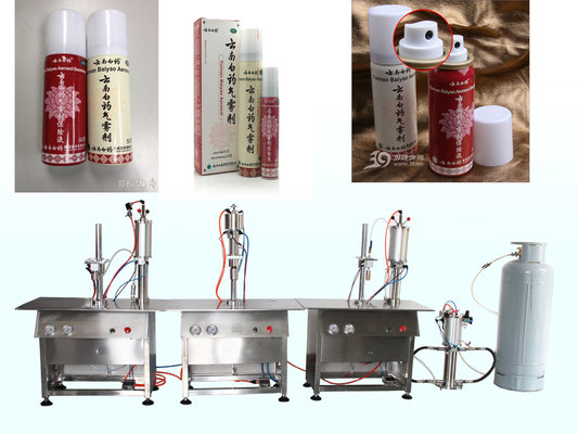 Pharmaceutical Dose Inhaler  Asthma Spray Aerosol Filling Machines