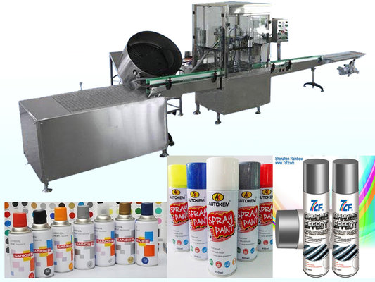 Gold Chrome Spray Paint Filling Machines