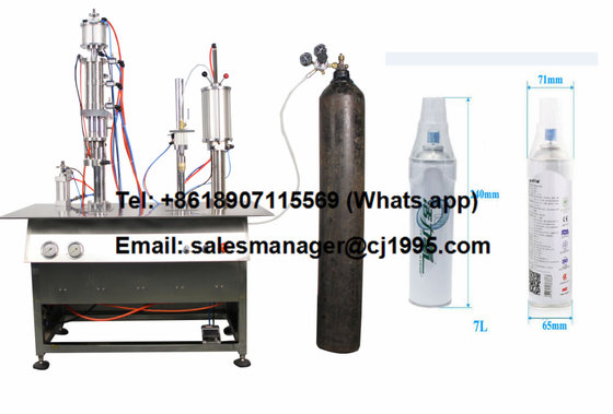 Fresh Air Oxygen Gas Aerosol Filling Machines