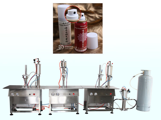 MDI Dose Inhaler Nasal Spray Filling Machine , Small Spray Bottle Filling Machine