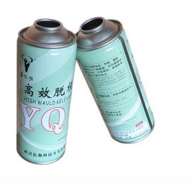 Empty Tin Plate Aerosol Body Spray Can , Refillable Compressed Air Can