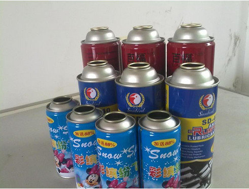 Empty Refillable Aerosol Spray Paint Can , Automotive Spray Paint Cans