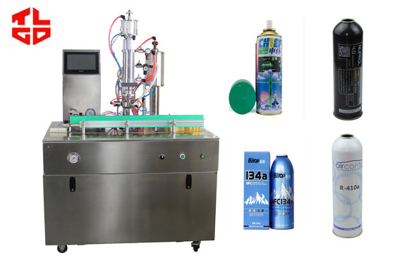 Under Cap Refrigerant Spray Filling Machine