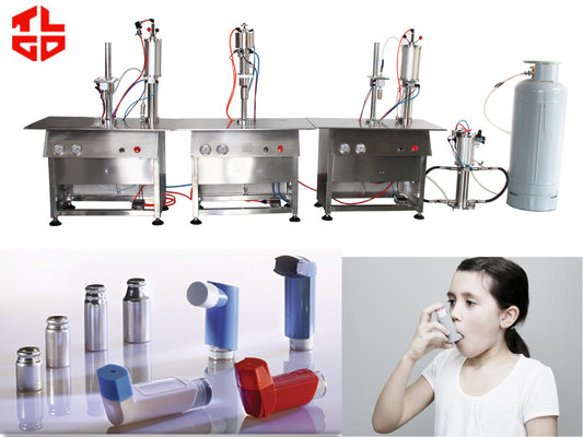 Nasal Spray Filling Machine Sealing Machine , Small Dose Gas Filling Machine