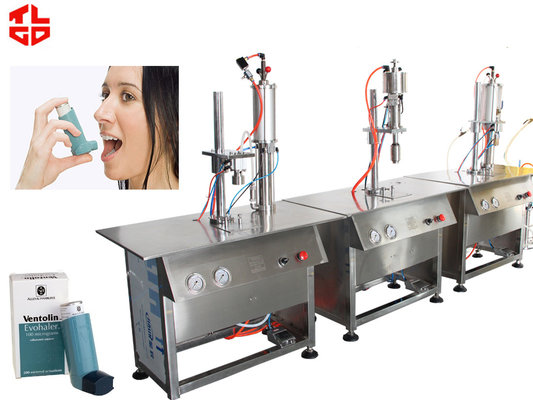 Aerosol Spray Filling Machine for Pharmaceuticals Dose Inhaler