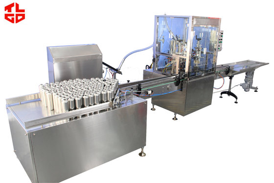 Automatic Aerosol Filling Line Shaving Gel / Shaving Foam Packaging 2000-3200 Cans/ hr