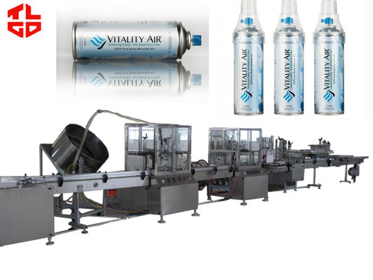 Spray Oxygen Cylinder Filling Machine , Fresh Air Aerosol Filling Machine