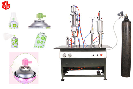Cylinder Gas Oxygen Filling Machine , Fresh Air Filling Machine Pneumatic Drive