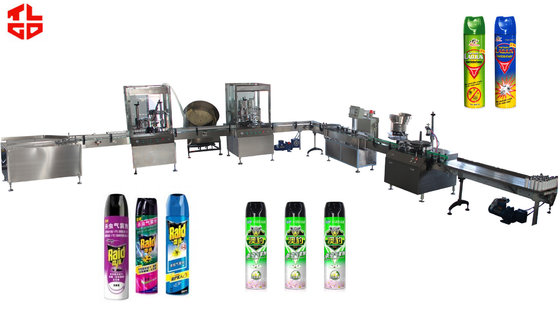 Aerosol Spray Filling Machine for Insecticide Pesticide