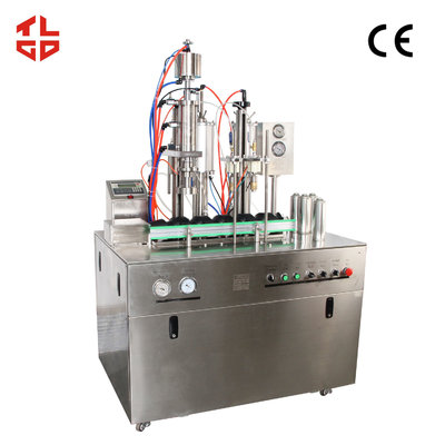 Pneumatic Drive Oxygen Gas Spray Can Filling Machine With PLC Control System