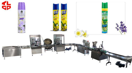 Fully Automatic Aerosol Spray Filling Machine for  Air Fresher/ Deodorants