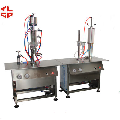 Bag On Valve Water Based Liquid Material Aerosol Filling Packaging Machines