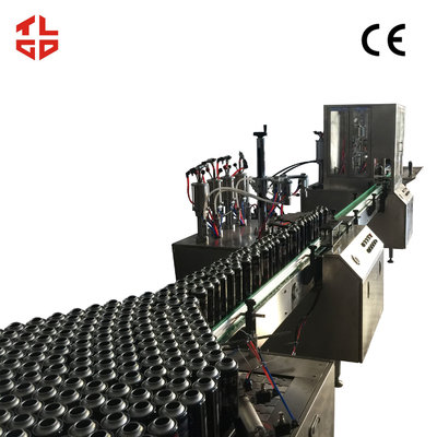 Pneumatic Automatic Aerosol Can Bag On Valve  Fire Extinguisher Aerosol Filling Lines