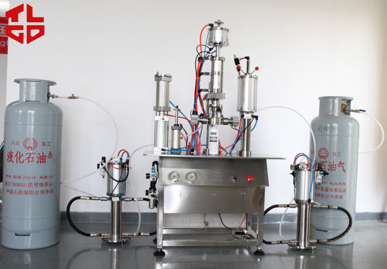 Semi-automatic under cap vacuum filling machines, Freon Gas Filling Equipments