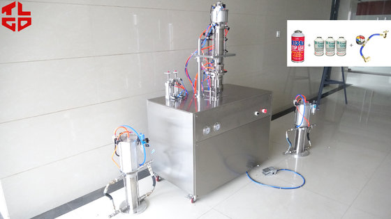 Performance Under Cap R134A Refrigerant Filling And Recovery Machines Semi Automatic