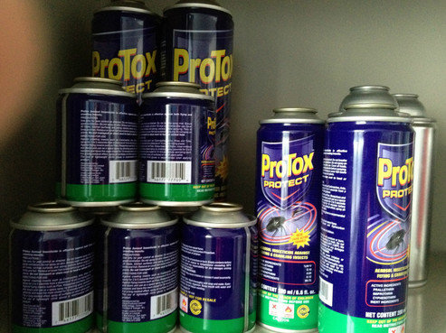 Tin Plate / Aluminum Aerosol Spray Can For Perfume / Air Freshener / Deodorant