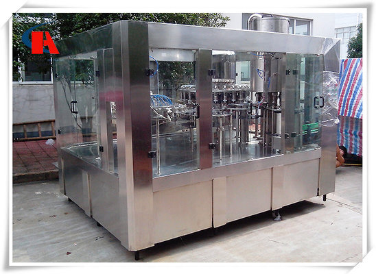 PLC Control PET Bottle Filling Machine , Liquid Bottle Filling Machine High Accuracy