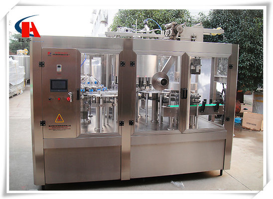 High Precision Automatic Bottle Washing Filling And Capping Machine 7.5KW Power