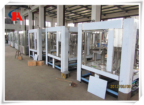 16 Washing Head Commercial Bottling Machine , Fully Automatic Bottle Filling Machines 200 - 2000ml