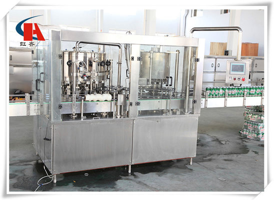 Small Tin Carbonated Beverage Filling Machine 4.5KW Power High Accuracy