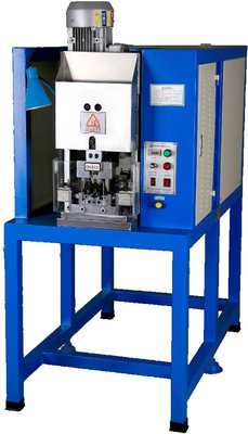 3 Pins Semi - Auto Plug Insertion Machine With A Green Hand Blue