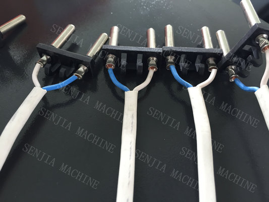 0.5 - 0.8MPa Terminal Wire Crimping Machine , Two End Wire Processing Machine