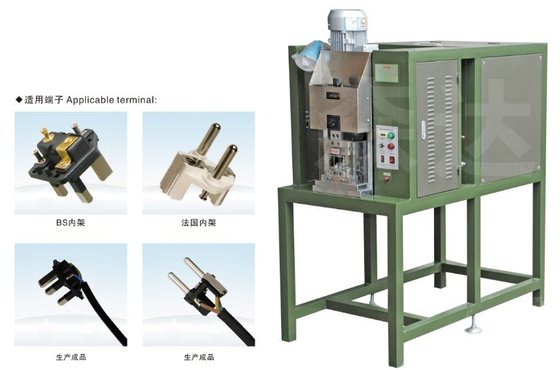 3 Flat Pin Semi Automatic Crimping Machine AC Power 220V Argentina Standard