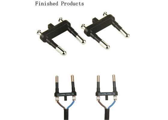 Green Automatic Cable Wire Cut Strip Crimp Machine for 2 Round Pin Plug