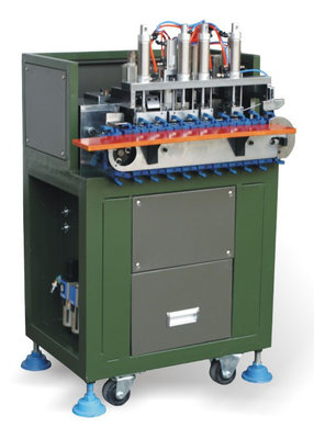 High efficiency Wire Cutting and Stripping Machine , Automated Power Cord Stripping Machine