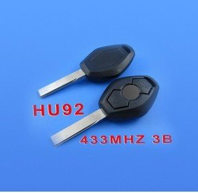 3 Buttons 2 Track Rechargeable Remote Key (433mhz) for BMW