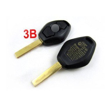 3 Buttons 2 Track Key Shell (Back Side with the Words 433.92MHZ) for BMW