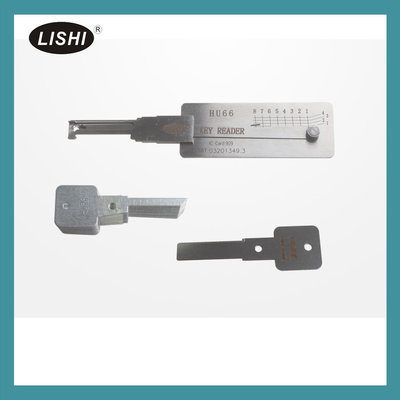 Le décodeur indiqué direct de VW HU66 de Lishi sélectionne/la clé Shell voiture en métal