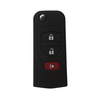 New Nissan Flip Remote Key Shell 3 Button 5pcs/lot