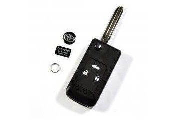 3 Buttons Flip Remote Key Shell for Toyota 07 Camry