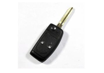Fan-shaped 2 Buttons Flip Remote Key Shell for Toyota Camry
