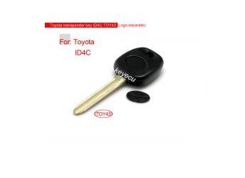 Toyota transponder key ID4C Toy43 (Logo separate)